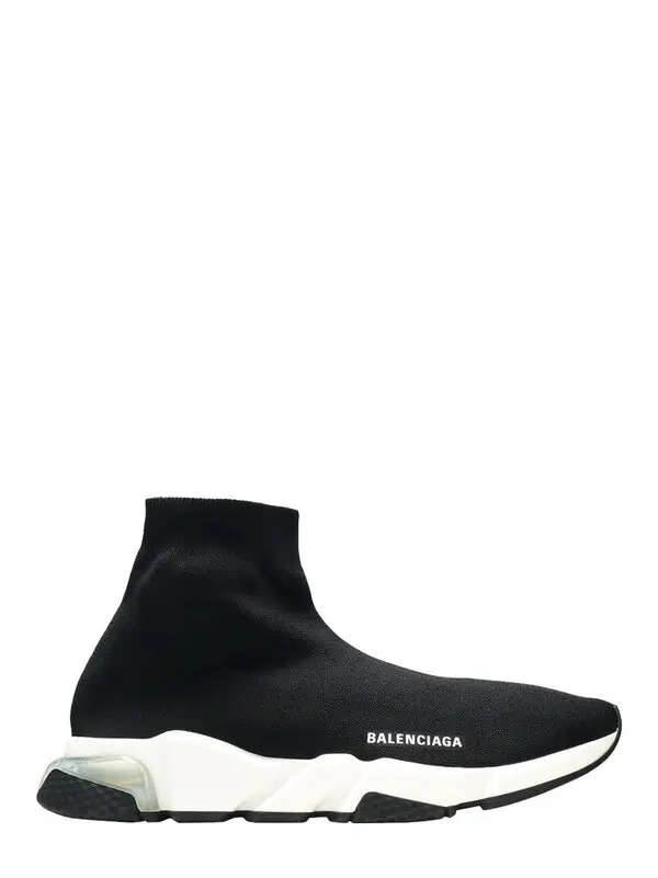 Balenciaga Speed Trainer Clear Sole - Black