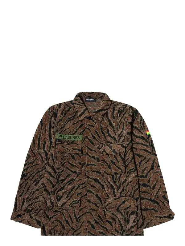 PLEASURES Jungle Jacket - Brown