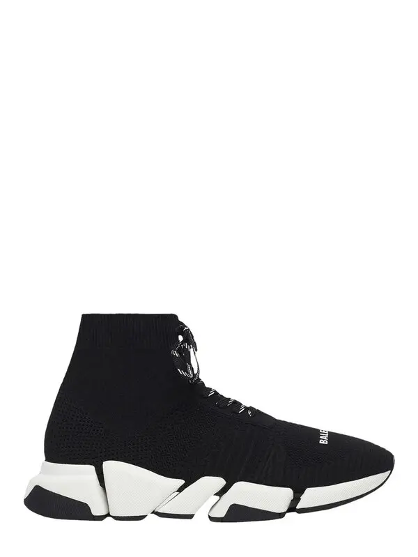 Balenciaga Speed 2.0 Lace-up Sneakers - Black