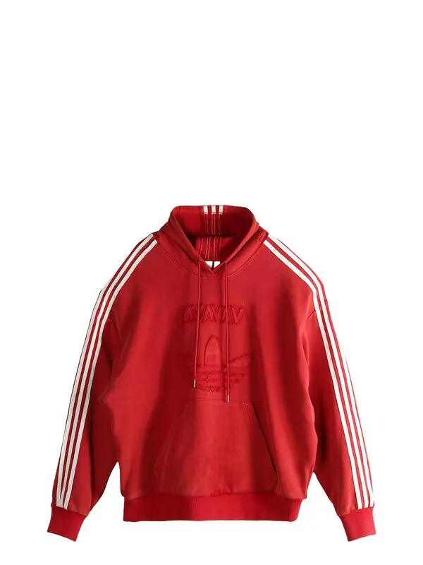 Adidas X Avavav Shoulderless Hoodie - Red