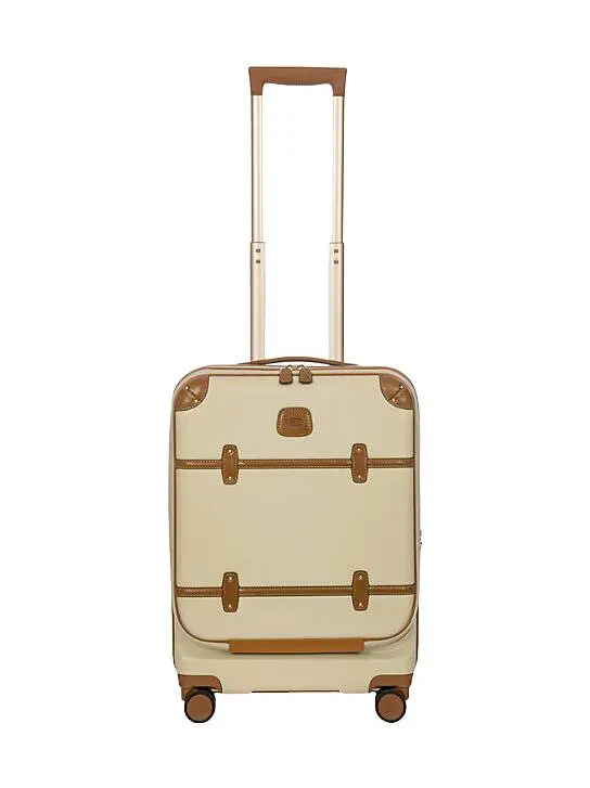 BRICS Bellagio Cabin Front-pocket Suitcase 55cm - Cream
