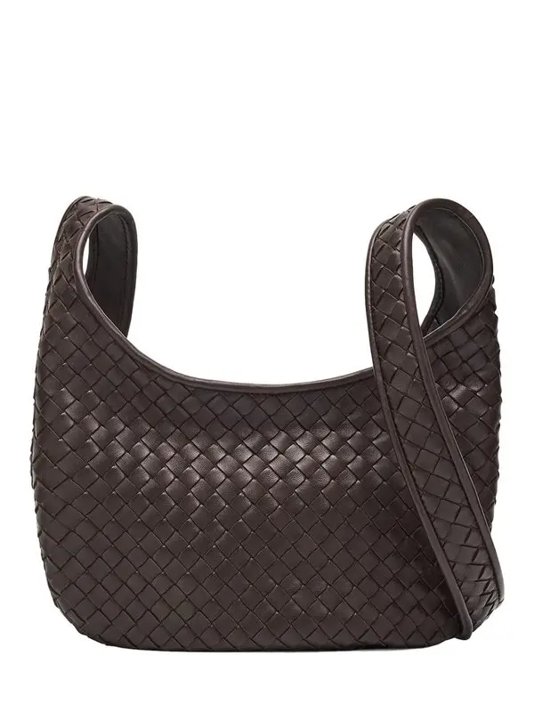 Bottega Veneta Intrecciato Leather Shoulder Bag - Fondant