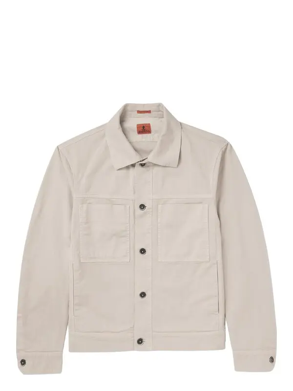 Barena Venezia Cotton-blend Twill Overshirt - Neutrals