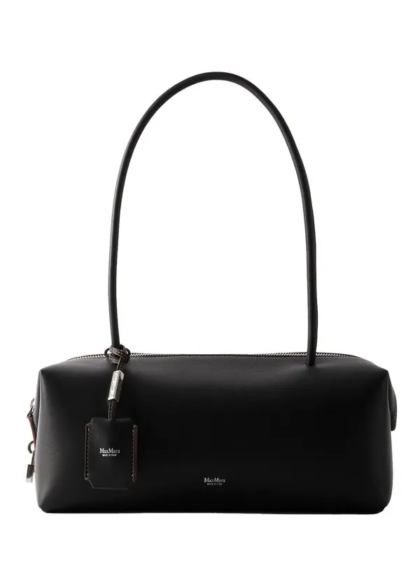 Max Mara Mini Leather Shoulder Bag - Black