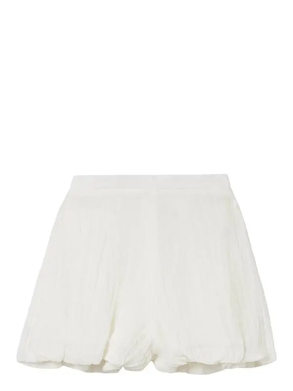 Lisa Marie Fernandez Linen-blend Gauze Shorts - White