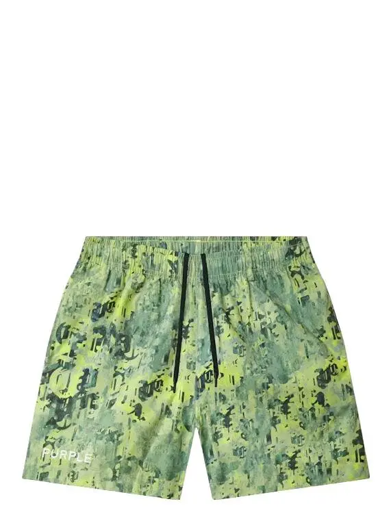 PURPLE BRAND All Round Shorts - Green