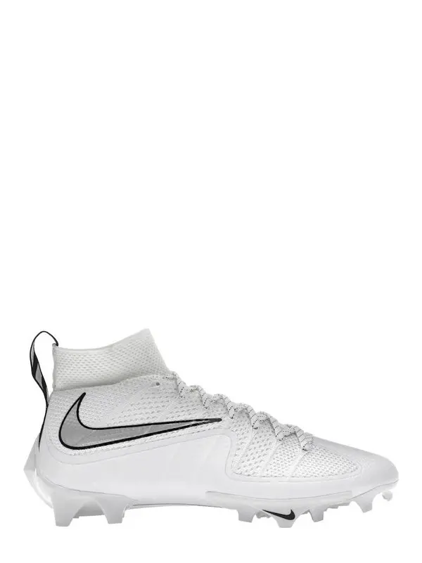 Nike Vapor Edge 360 Untouchable Mid Football Cleats - White/metallic Silver