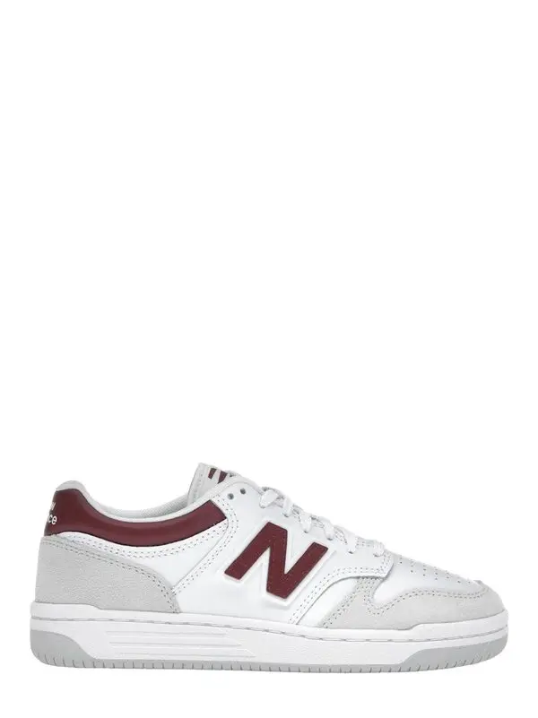 NEW BALANCE 480 Sneakers - White/beige/dark Red