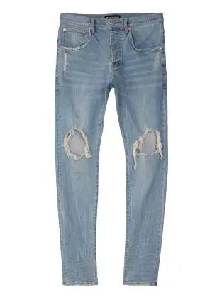 PURPLE BRAND Drop Fit Mid-rise Jeans - Indigo