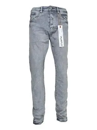 PURPLE BRAND Alloy Studs Overdyed Jeans - Grey
