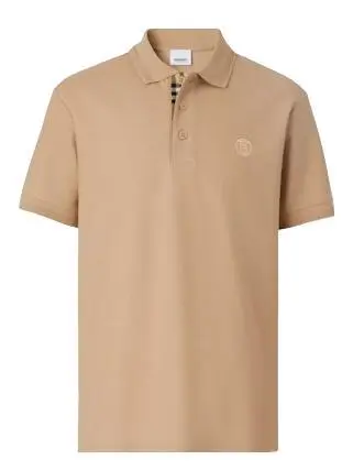 Burberry Branded Circle Logo Shirt - Camel Beige