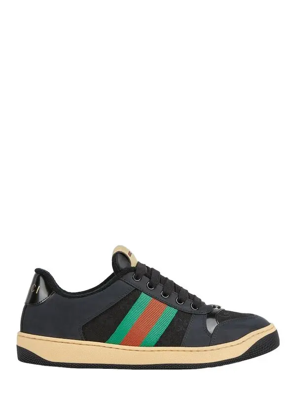 Gucci Screener Low-top Sneakers - Black