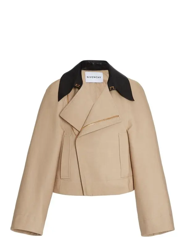 Givenchy Cotton-blend Caban Jacket - Neutral