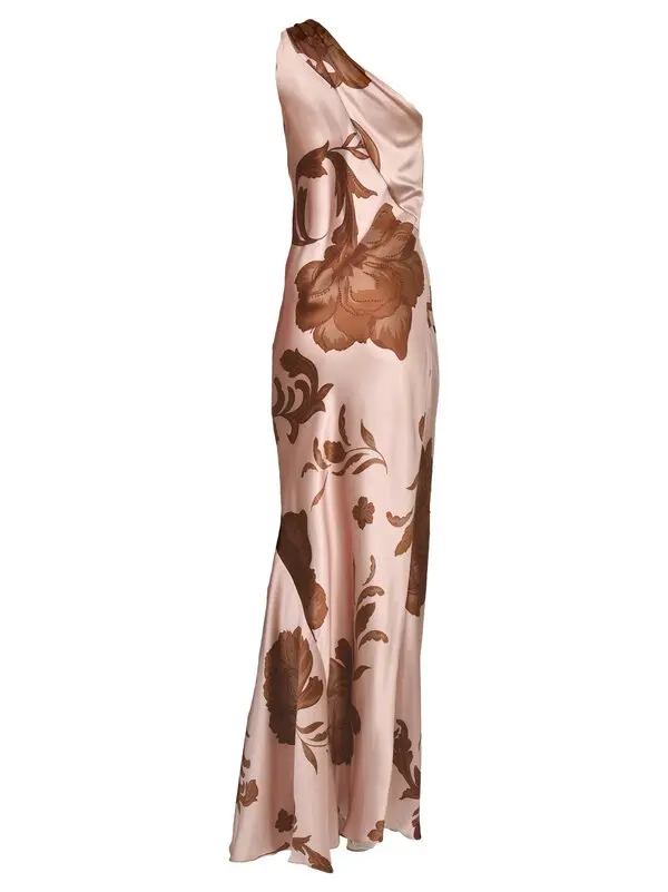 FRANCESCA MIRANDA Petalo Silk Maxi Dress - Multi