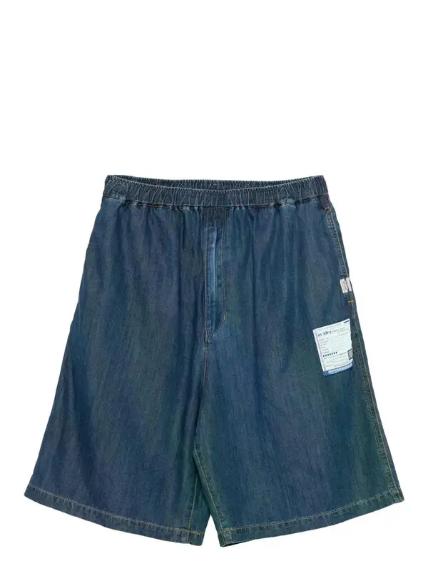 Mihara Yasuhiro Patch-pocket Shorts - Blue