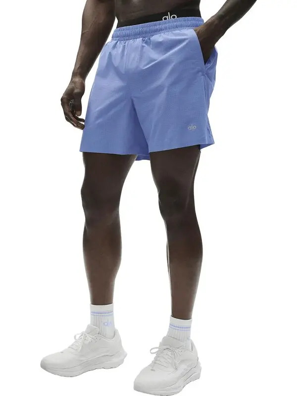 Alo Yoga 5" Traction Running Short - Provence Blue