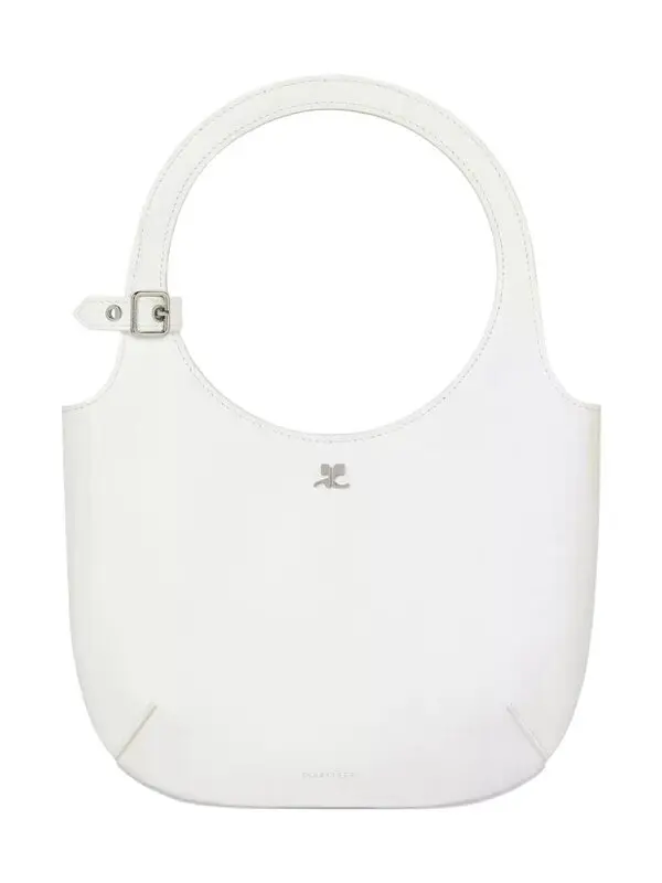 COURREGES Holy Half-moon Handbag - Neutrals