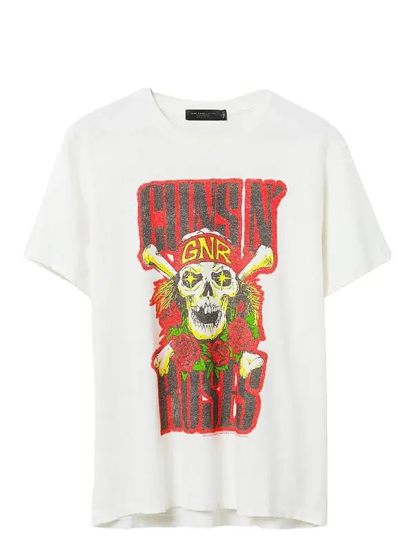 Junk Food Clothing Guns N' Roses American Tour Vintage Tee - Vintage White