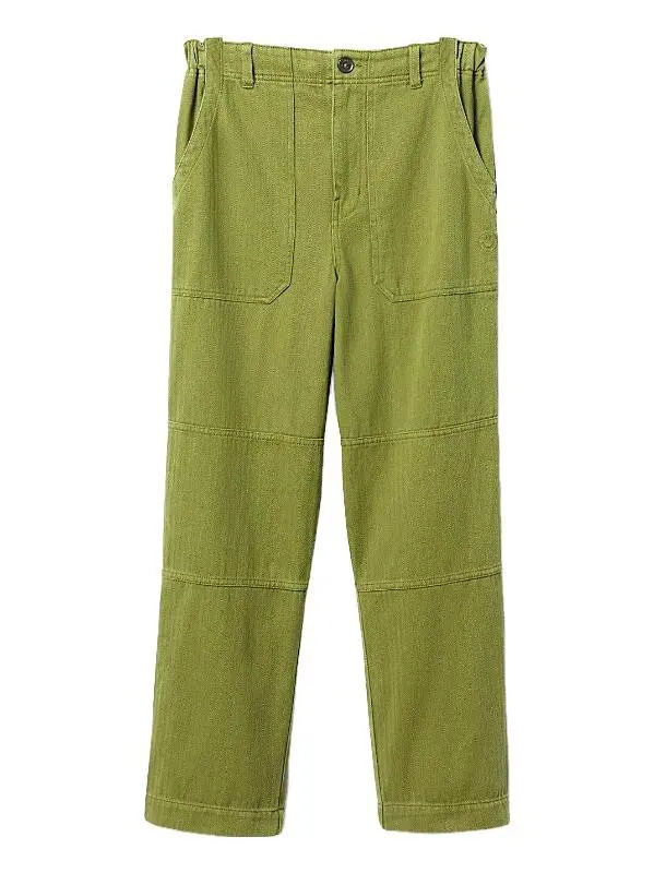 Junk Food Clothing Utility Straight Twill Pant - Army Green