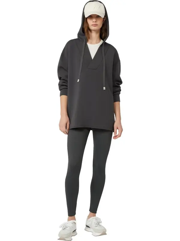 Max Mara Technical Jersey Leggings - Dark Grey