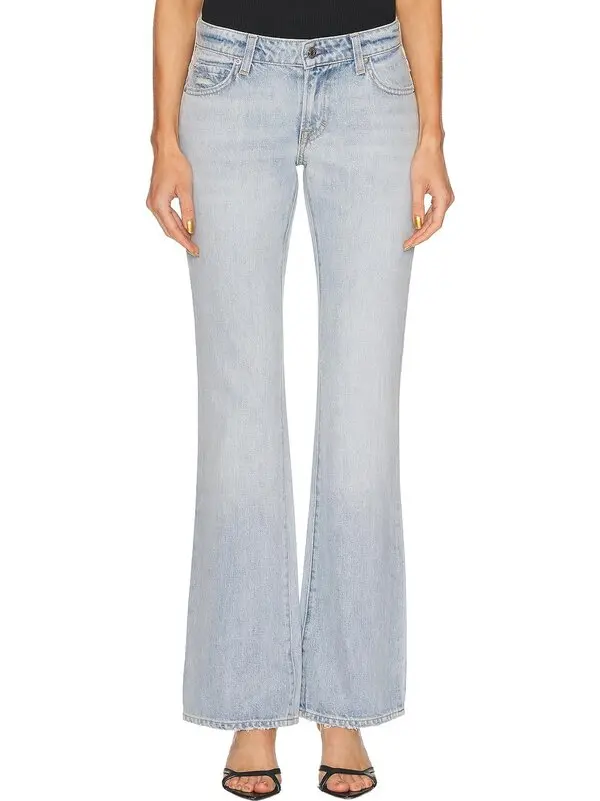GRLFRND Serena Low Rise Boot-cut Jeans - Ocean Ave