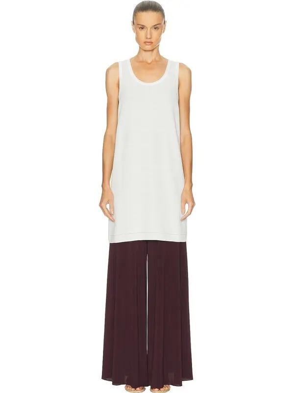 Alaïa Tank Tunic - Blanc