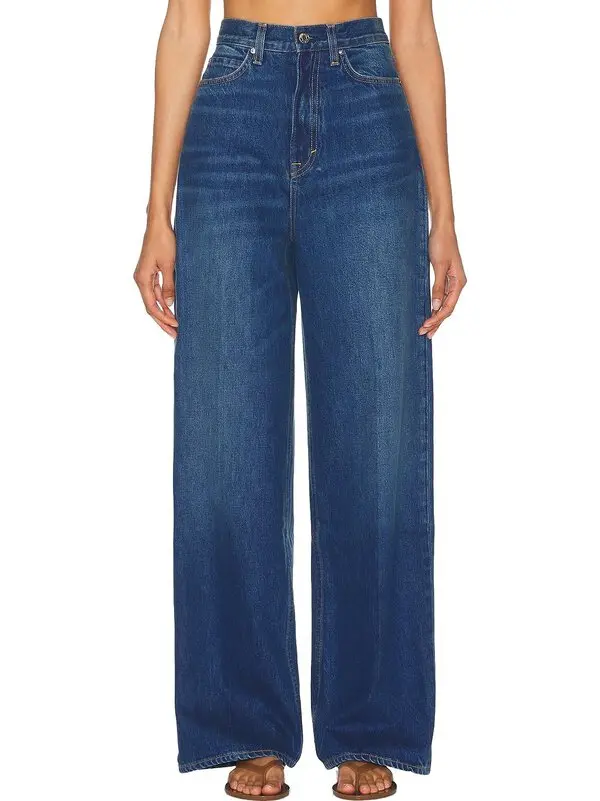 GRLFRND Rey High-rise Wide Leg Jeans - Pico Blvd