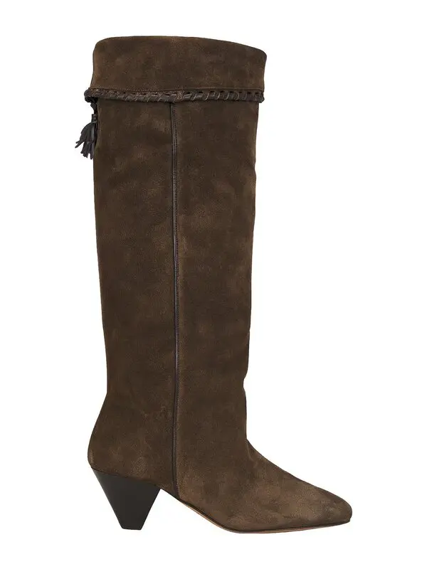 Isabel Marant Elita Knee High Boots - Bronze