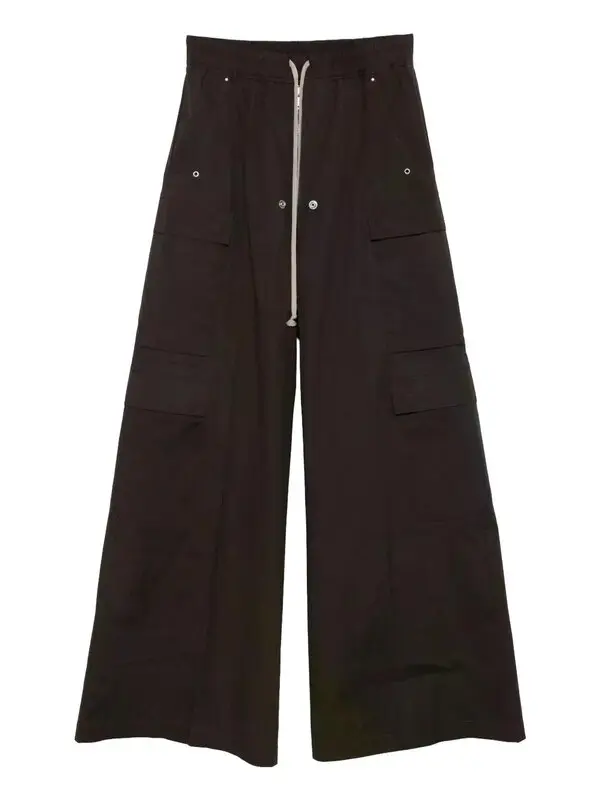 Rick Owens Drawstring Cargo Trousers - Brown
