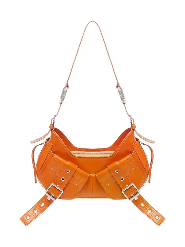 BIASIA Buckle-detail Shoulder Bag - Orange