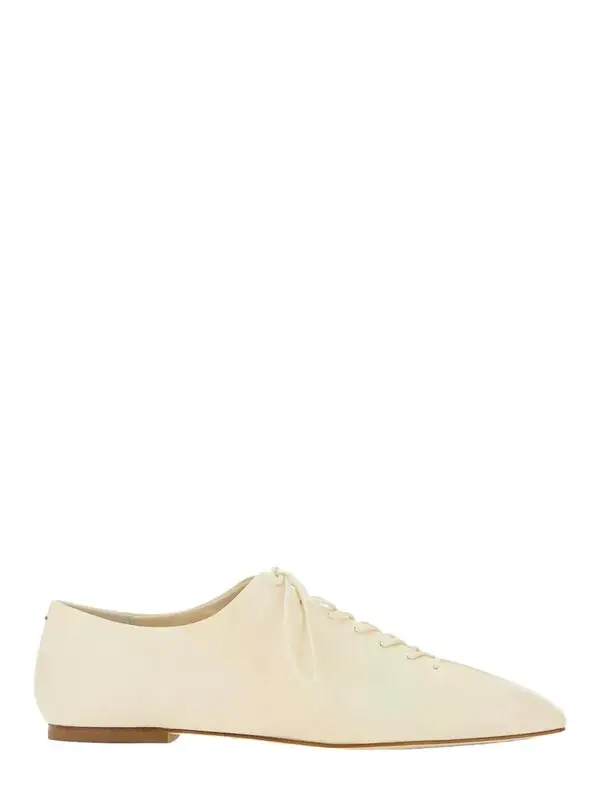 AeydĒ Lace-up Leather Shoes - Neutrals