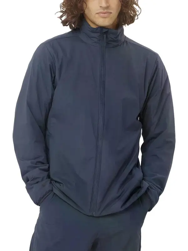 SALOMON Zip-up Stand-collar Jacket - Blue