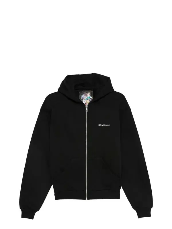 Coperni X Disney Zip-up Hoodie - Black
