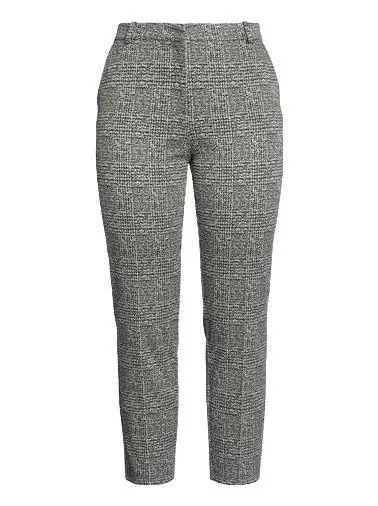 Pinko Tapered Glen Plaid Pants - Beige