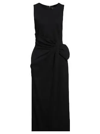 Emporio Armani Viscose Blend Maxi Dress - Black