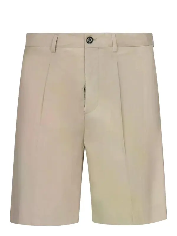 BE ABLE Button-fastening Shorts - Neutrals
