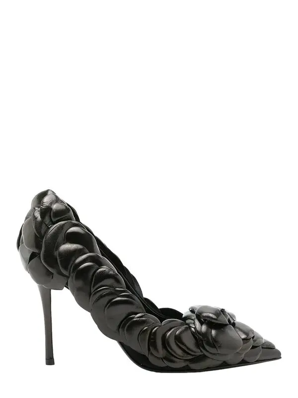 Valentino Garavani Rose Edition Stiletto Pumps - Black