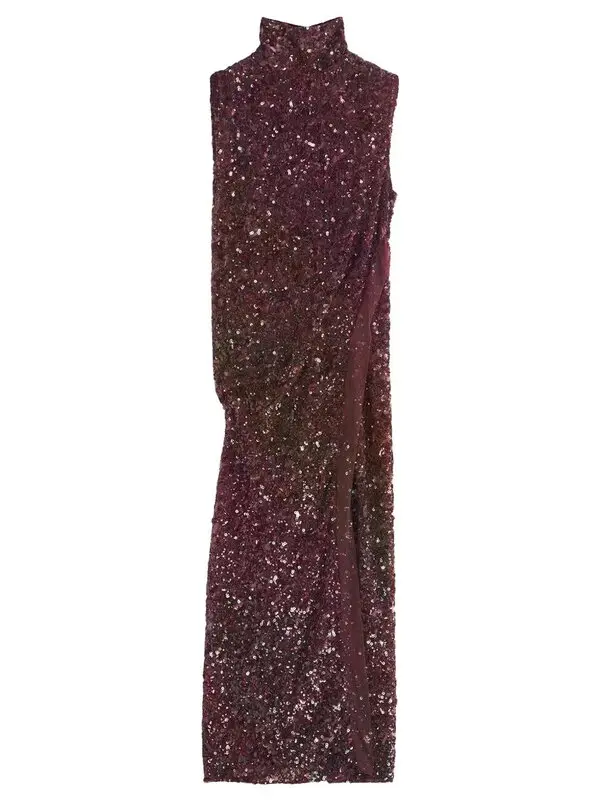 LANVIN Sequinned Dress - Red