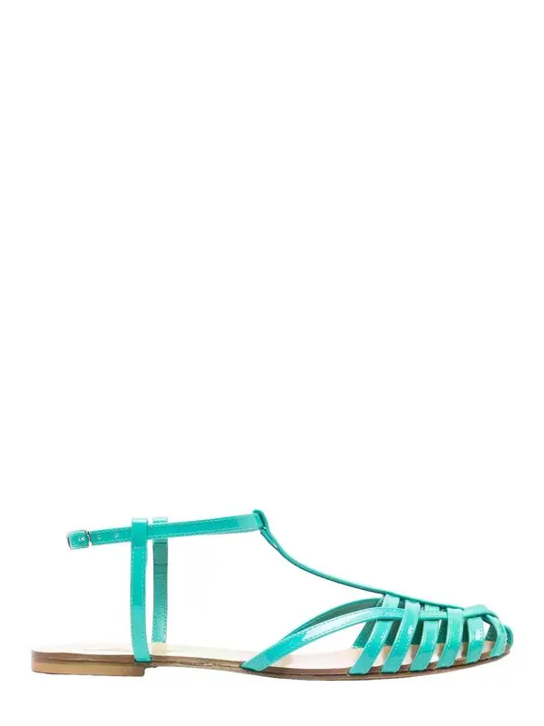 ANNA F. 512 T-bar Sandals - Blue