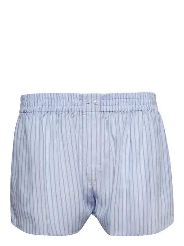 Alexander Wang Boxer Short With Slash Pocket - Blue