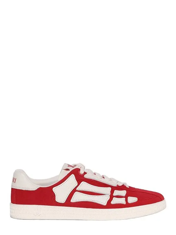 Amiri Pacific Bones Varsity Sneakers - Red