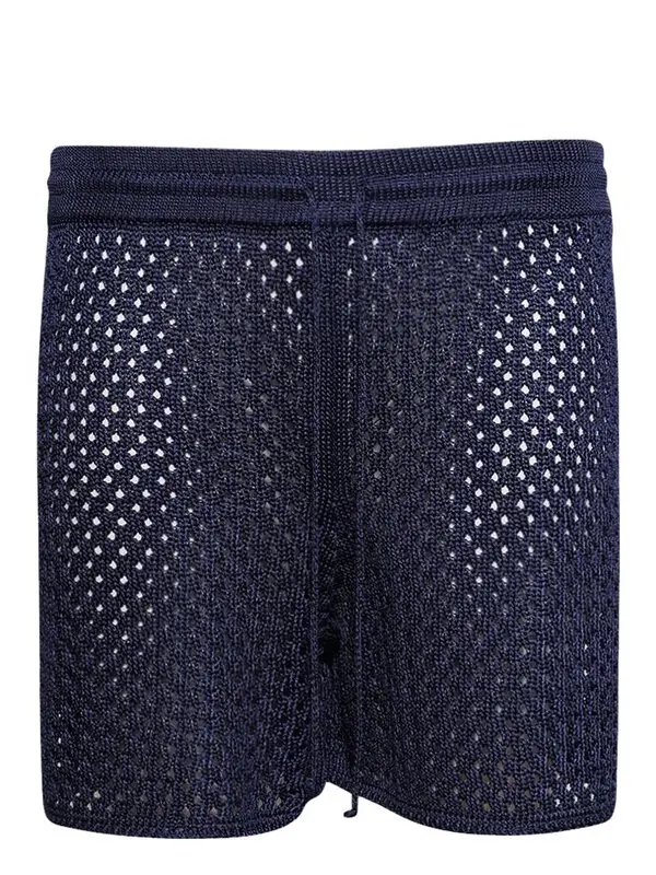 Calle Del Mar Sporty Perforated Short - Navy