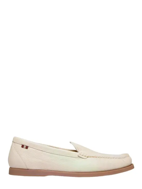 Bally Nelson Leather Loafers - White
