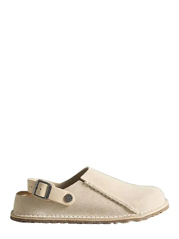 BIRKENSTOCK Lutry Backstrap Clogs - Ivory
