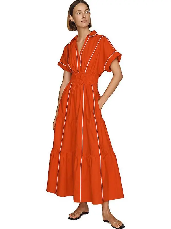 THE SOMERSET COLLECTION BY ANTHROPOLOGIE The Somerset Maxi Dress The Somerset Collection - Dried Hibiscus