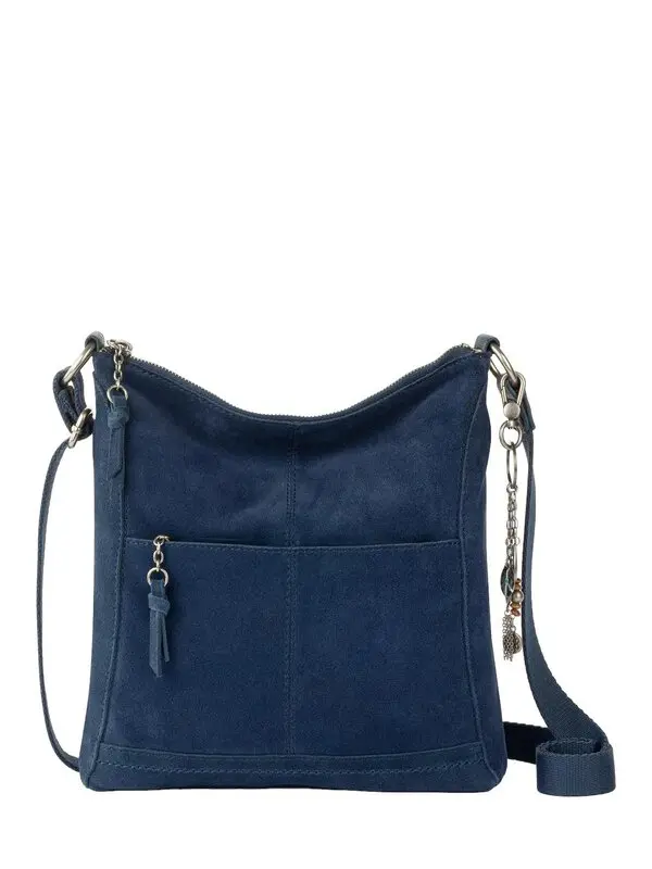 THE SAK Lucia Crossbody Leather Bag - Indigo Suede