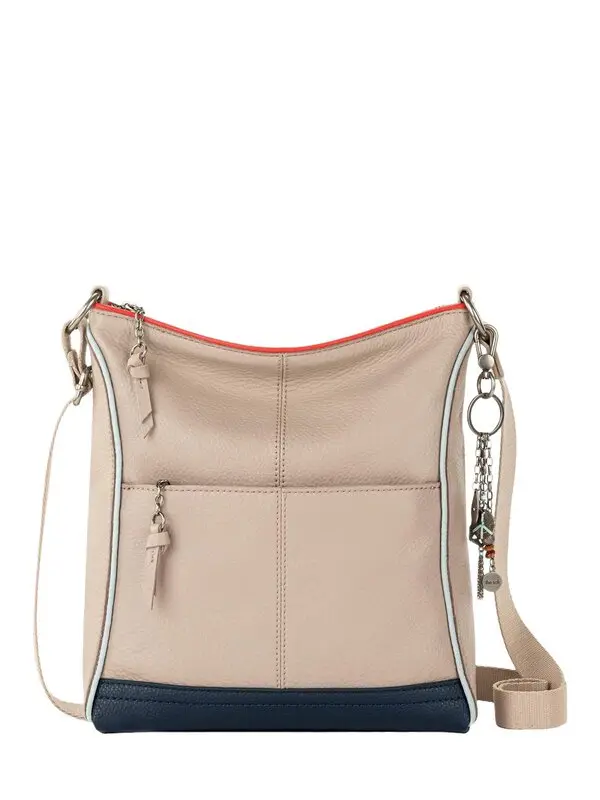 THE SAK Lucia Crossbody Leather Bag - Sand Horizon Block