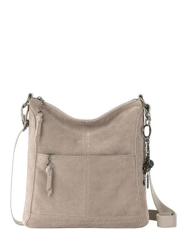 THE SAK Lucia Crossbody Leather Bag - Sand Suede
