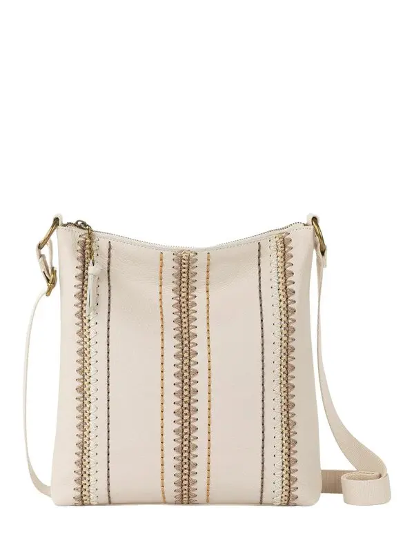 THE SAK Lucia Crossbody Leather Bag - Stone Neutral Seminyak