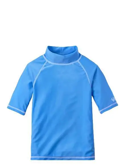 UV SKINZ Short Sleeve Sun & Swim Shirt - Ocean Blue